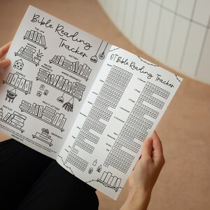 Bible Reading Tracker With Books of the Bible, Old Testament, New ...