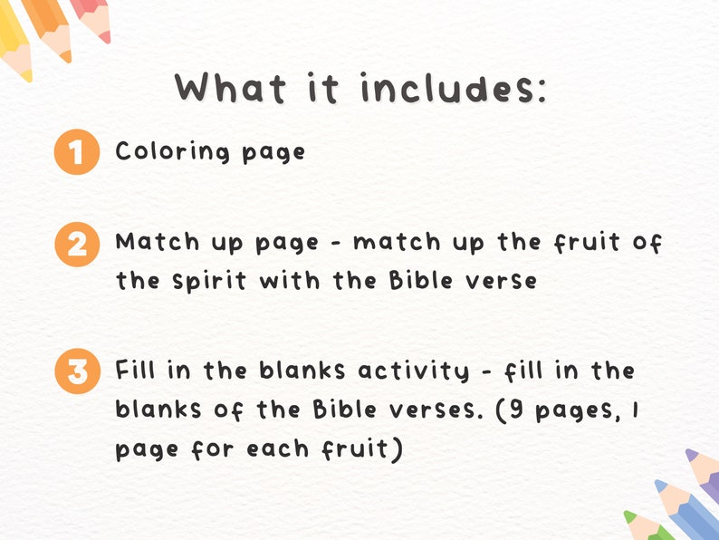 Fruit of the Spirit Activity Bundle for Children Sunday School ...
