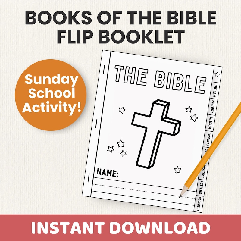 Books of Bible Flip Book - Etsy