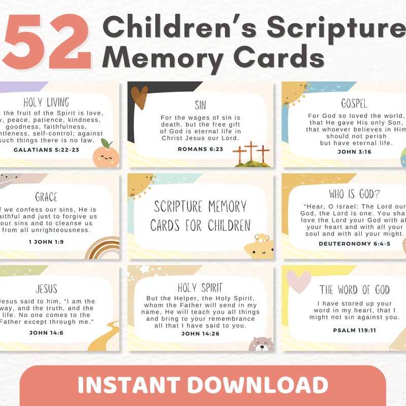 Scripture Memory - Etsy