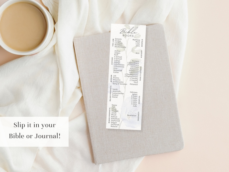 Books of the Bible Bookmarks Printable PDF Bible Study Highlighting ...