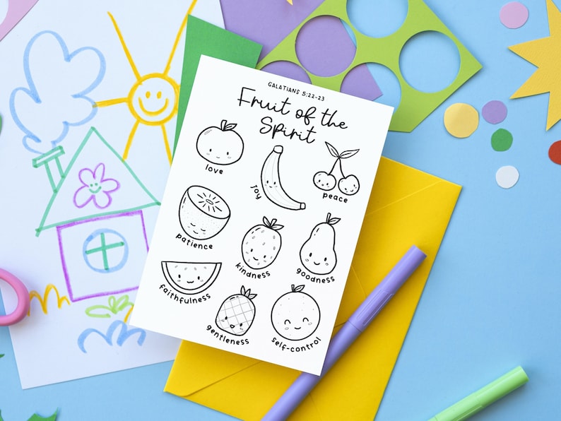 Fruit of the Spirit Activity Bundle for Children Sunday School ...