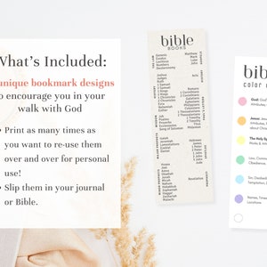 14 Bible Study Bookmarks Printable | Books of the Bible, Reading ...