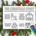 Christian Christmas Story Coloring Page Printable | Kids Nativity ...
