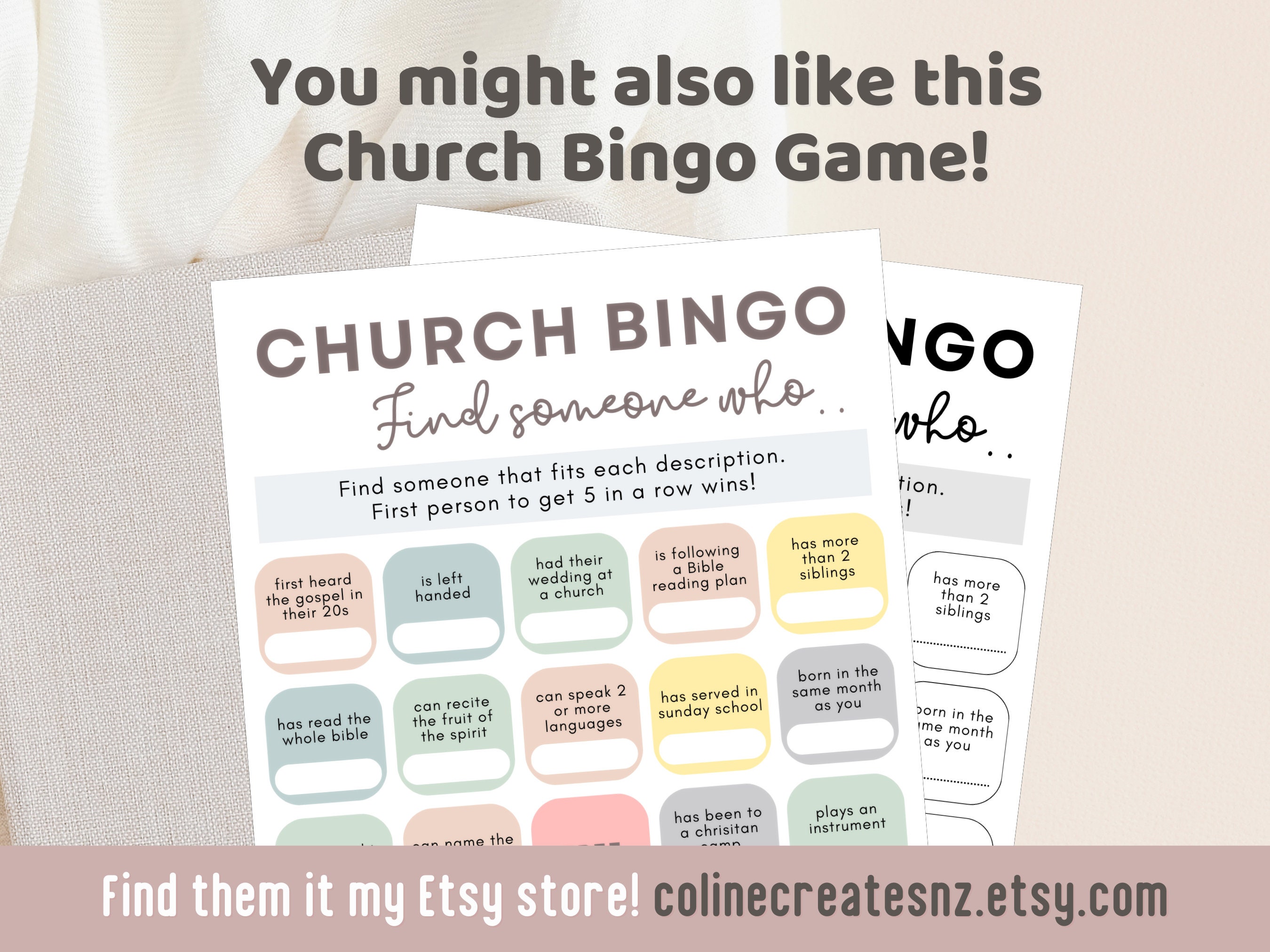 Christian Roll & Share Game Printable Church Bible Roll and Tell ...