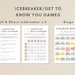 Christian Icebreaker Games Printable | Church Activities for Parties ...