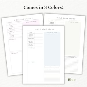 Bible Study Printable Templates PDF | Bible Book Study, Bible Chapter ...