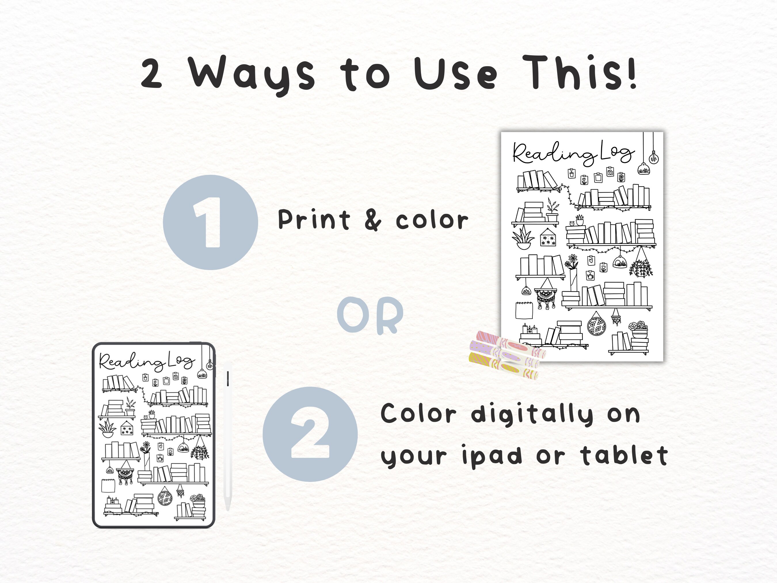 Bookshelf Reading Tracker Printable Kids Reading Log Book Tracking ...