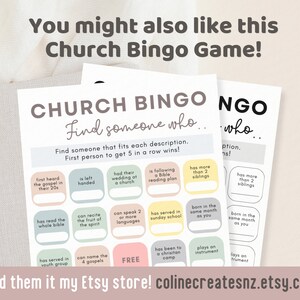 Bible Emoji Pictionary Game Printable Christian Party Icebreaker Church ...