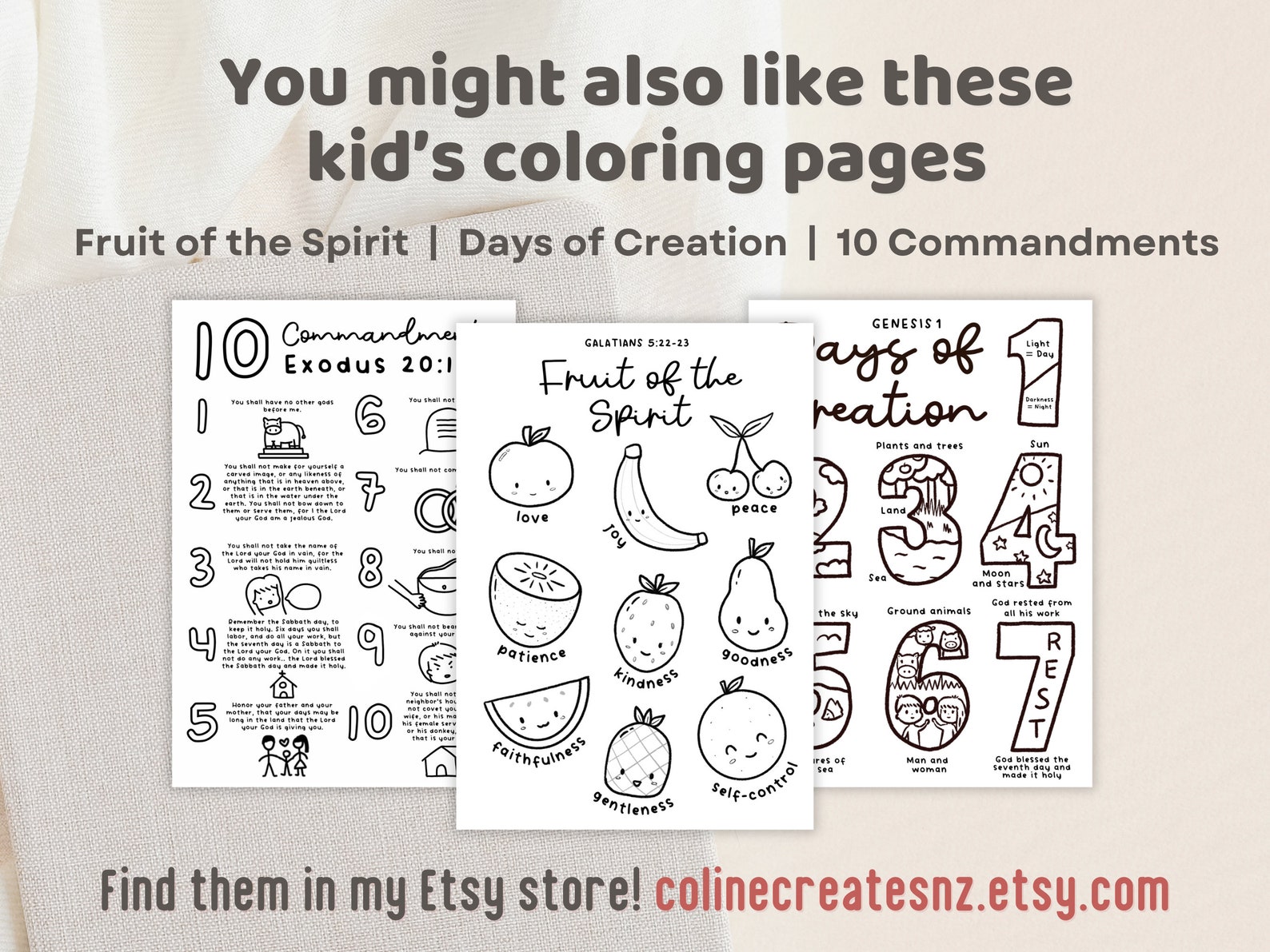 Christian Kids Printable Worksheets | Children SOAP Bible Study ...