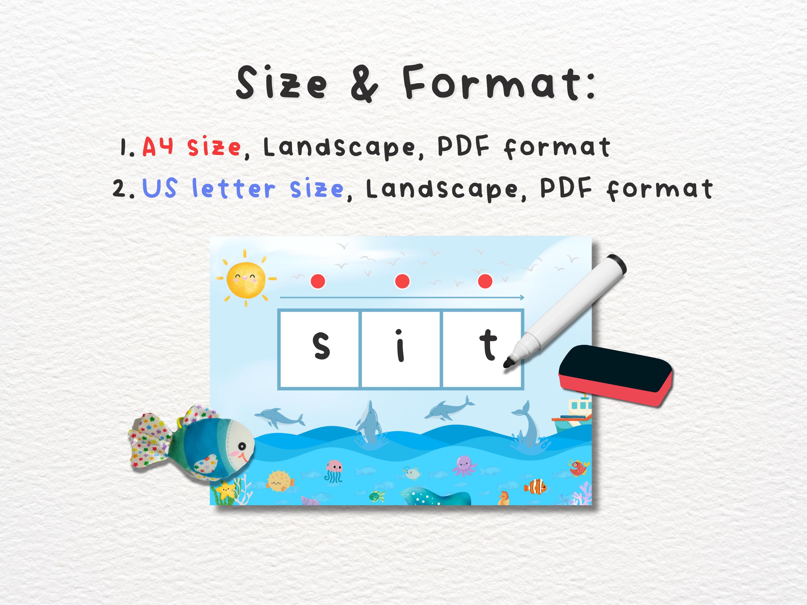 CVC Words Car Toy Blending Mat Printable | Fun Phonics Reading, Word ...
