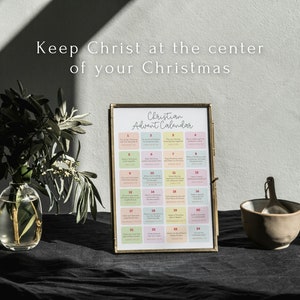 Christian Advent Activity Calendar Printable | Fun Christmas Activities ...