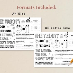 Trinity Activity Sheet Printable | God the Father, Son, Holy Spirit ...