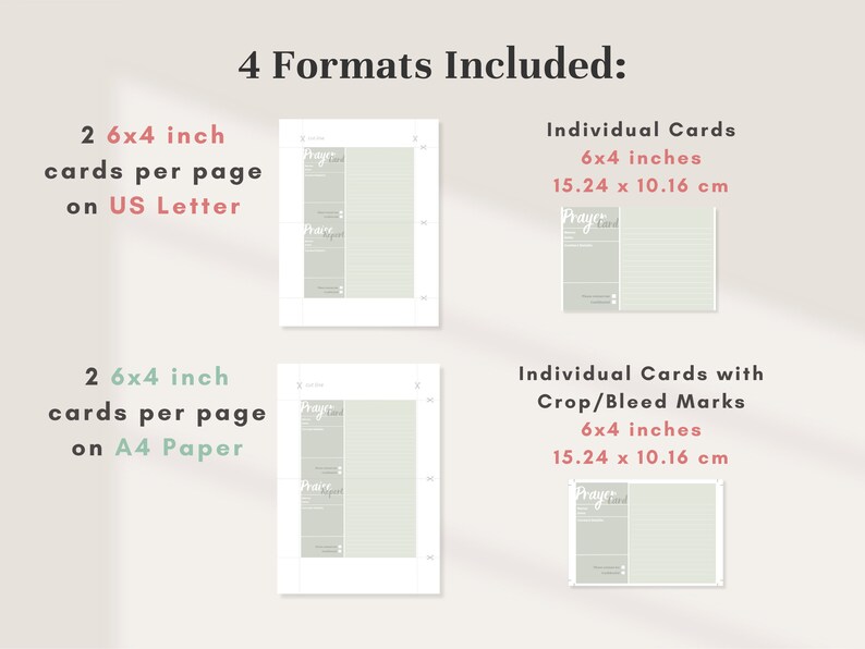 Prayer Request & Praise Report Card Printable Pdfs | Church Handouts ...