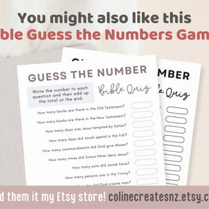 Bible Verse Fill in the Blanks Game Printable Old & New Testament ...