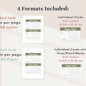 Prayer Request & Praise Report Cards Printable | Church Small Group ...