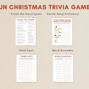 10 Christian Christmas Icebreaker Games Printable | Church Party ...