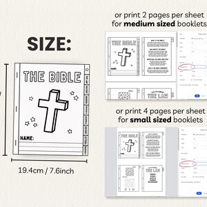 Books of the Bible Coloring Booklet Printable | Sunday School Craft ...