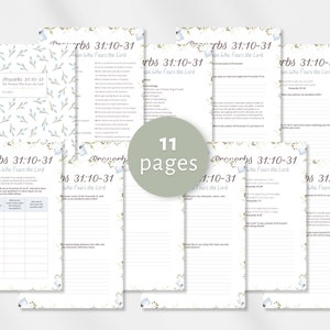 Proverbs 31 Bible Study Guide Printable | Christian Women Devotional ...