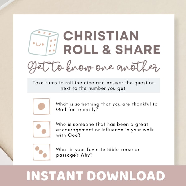 Roll the Dice Questions - Etsy