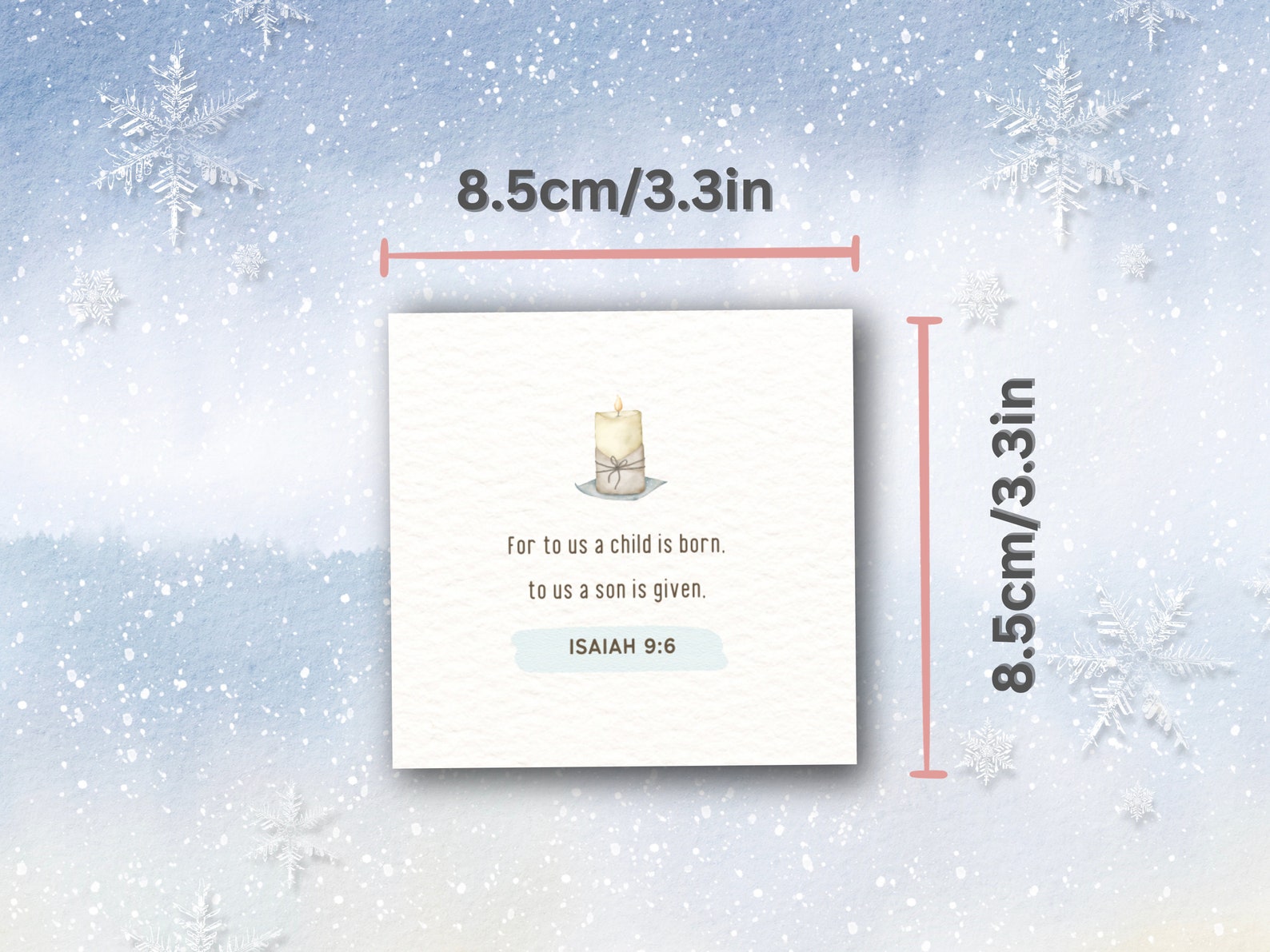 Christmas Scripture Cards Printable NIV, Advent Bible Verse Cards ...