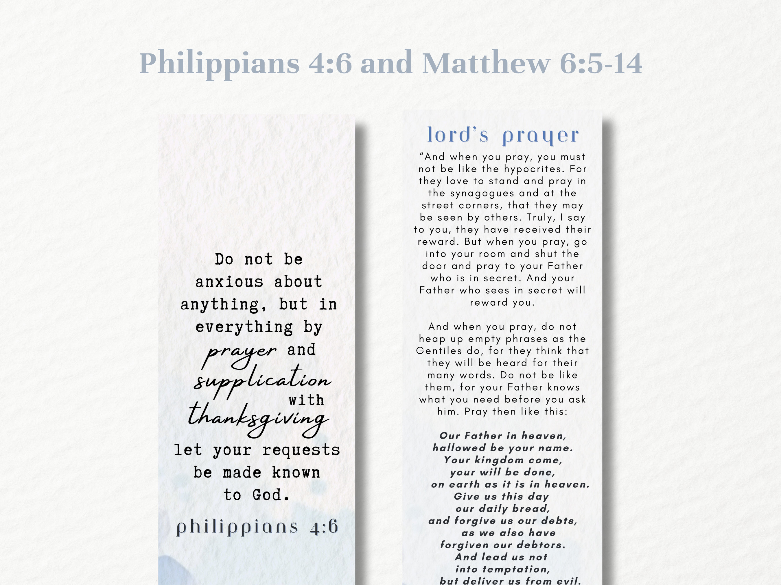 10 Prayer Bookmarks Printable Christian Prayer Journal Bible - Etsy