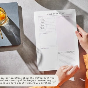 Bible Study Printable Templates PDF | Bible Book Study, Bible Chapter ...