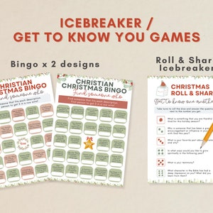 10 Christian Christmas Icebreaker Games Printable | Church Party ...