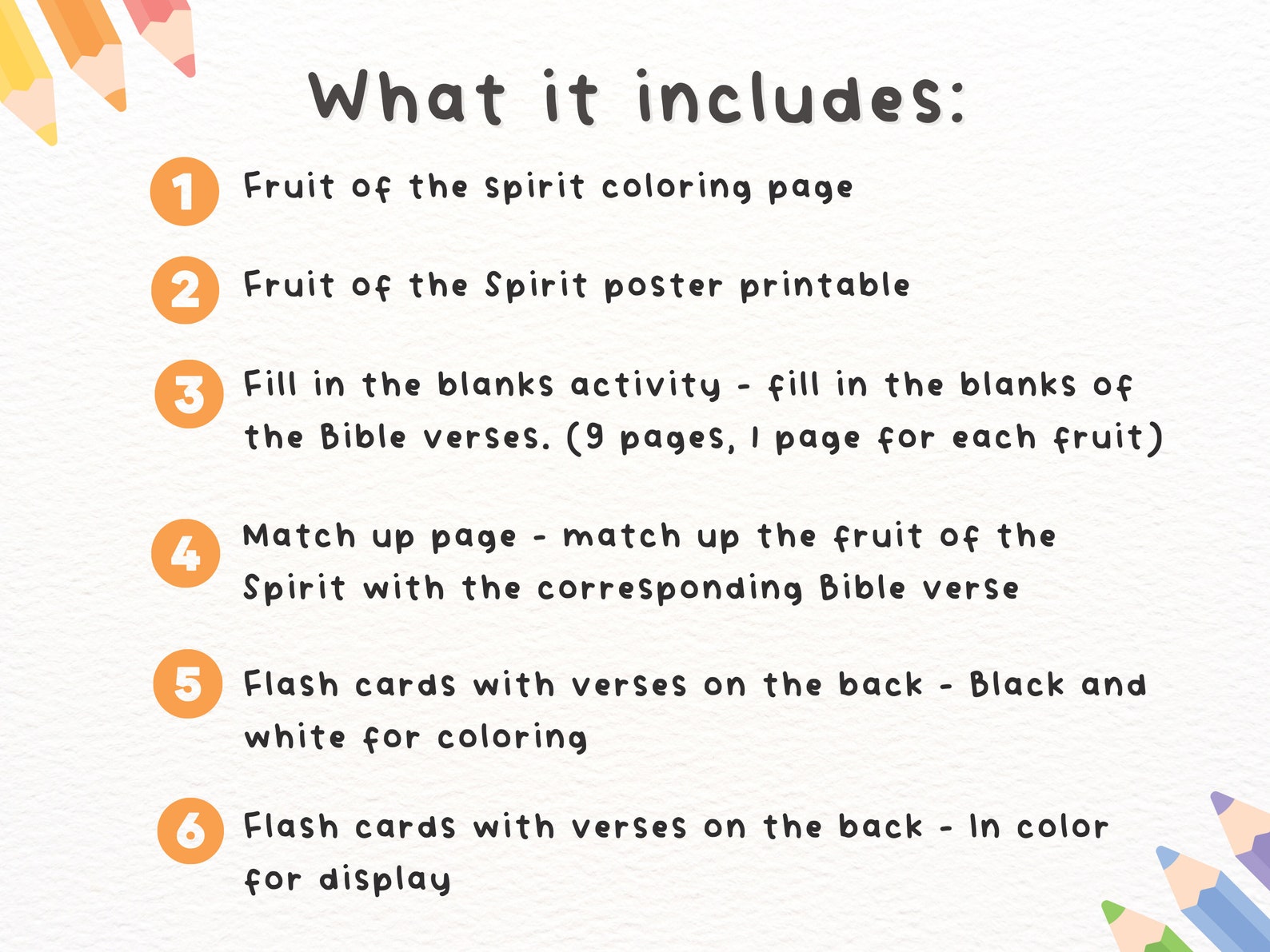 Fruit of the Spirit Learning Bundle for Children Sunday School ...