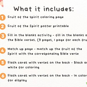 Fruit of the Spirit Learning Bundle for Children Sunday School ...