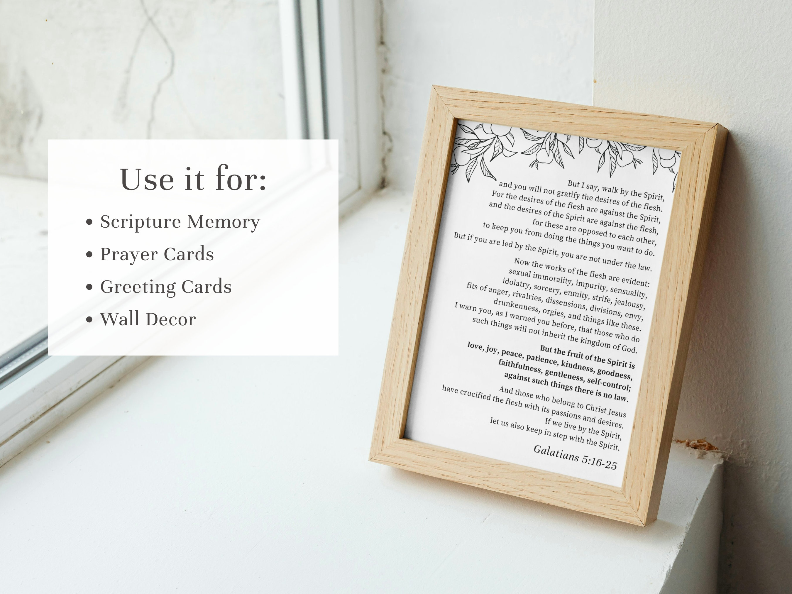 20 Bible Verse Cards Printable ESV Scripture Memory Cards, Christian ...