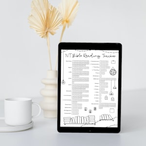 Bible Reading Tracker With Books of the Bible, Old Testament, New ...