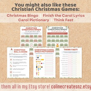 8 Christian Christmas Bible Trivia Games Printable | Church Family ...