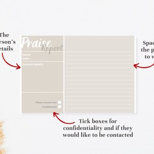 Prayer Request & Praise Report Card Printable Pdfs | Church Handouts ...