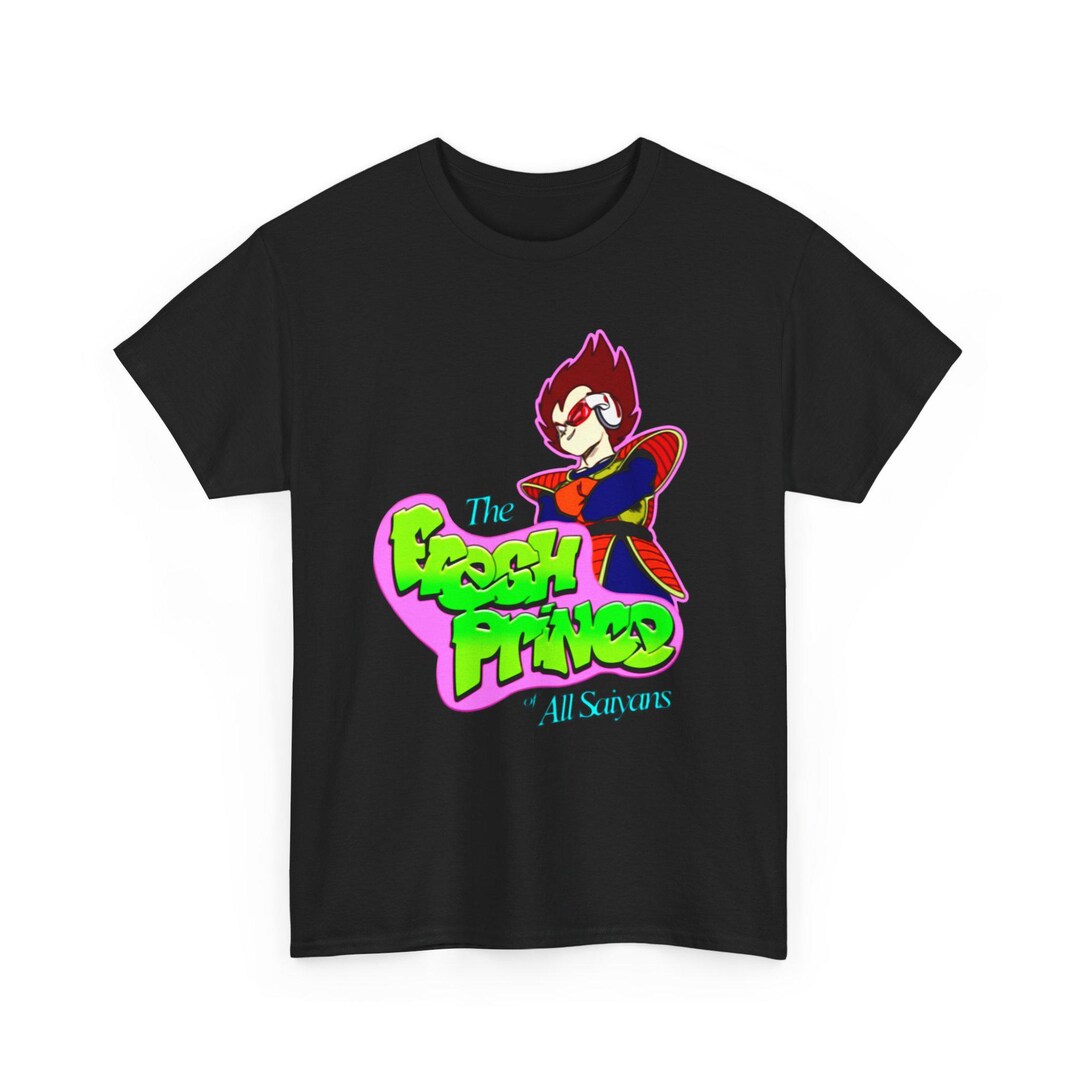 Dragon Ball Z Vegeta Saiyan Prince Fresh T-shirt Fresh Prince of Bel ...