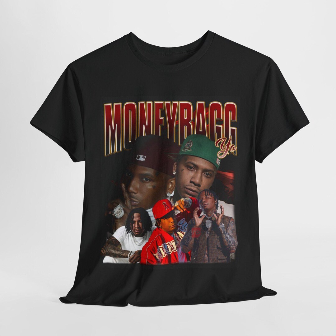 Moneybagg Yo T-SHIRT Vintage Hip-hop Graphic Tee Streetwear, Music ...
