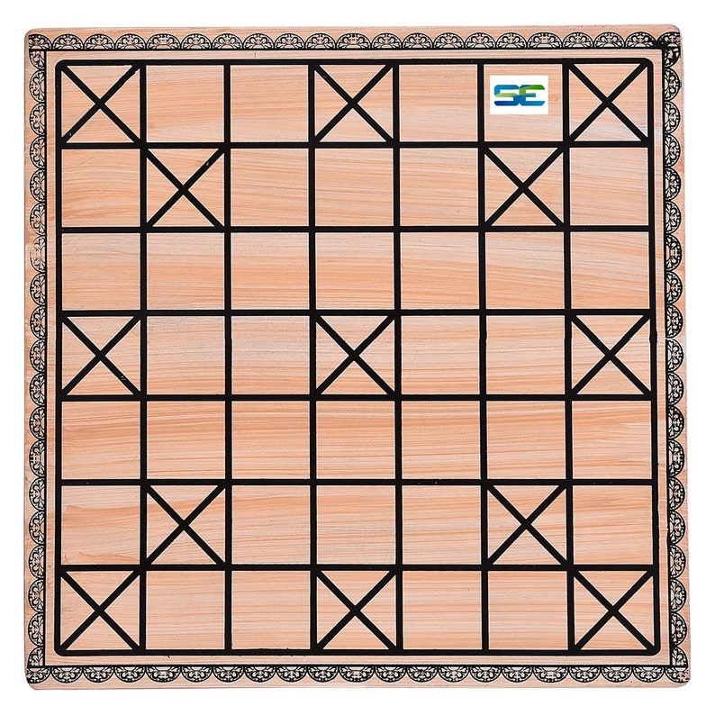 Chowka Bara 5 and 7 Front and Back Dual Board Game for Boys - Etsy