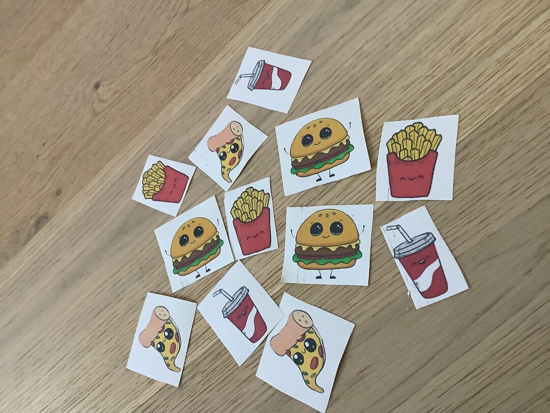 Cute Food Sticker Pack - Etsy