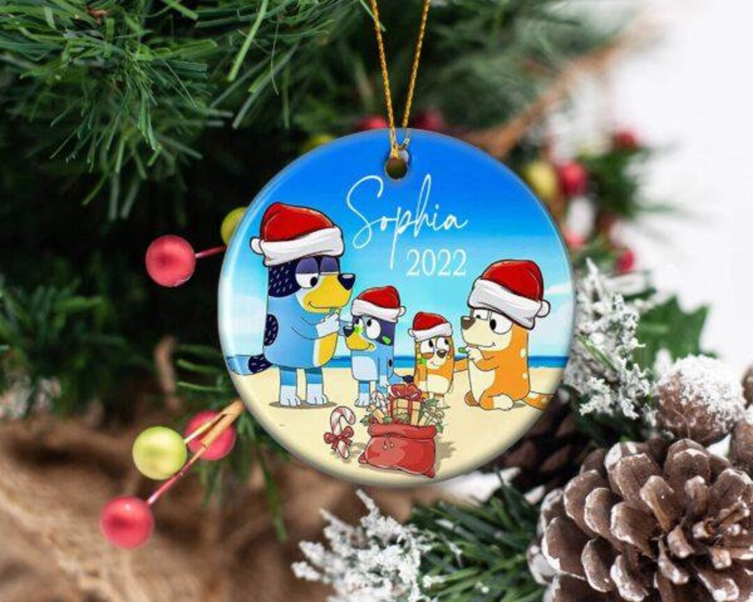 Bluey Christmas Ornament Christmas Tree Ornament Ornament - Etsy