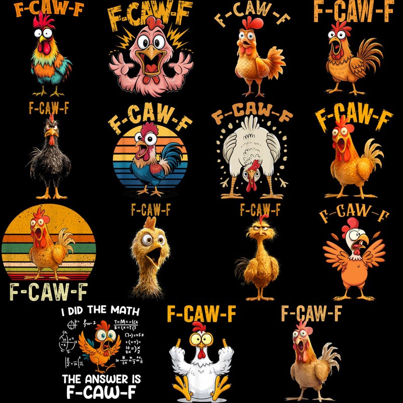 F Caw F Svg Files - Etsy