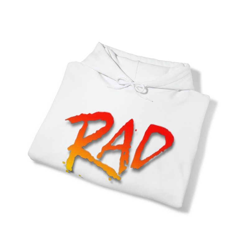 RAD Movie Logo Hooded Sweatshirt - Etsy
