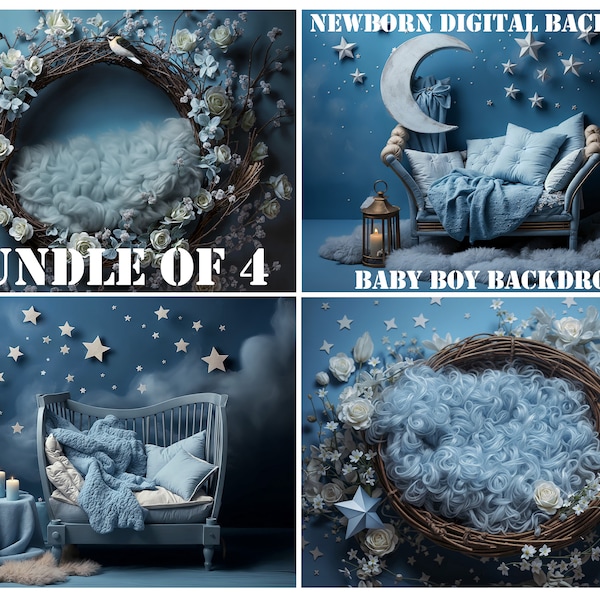 Baby Boy Backdrop - Etsy