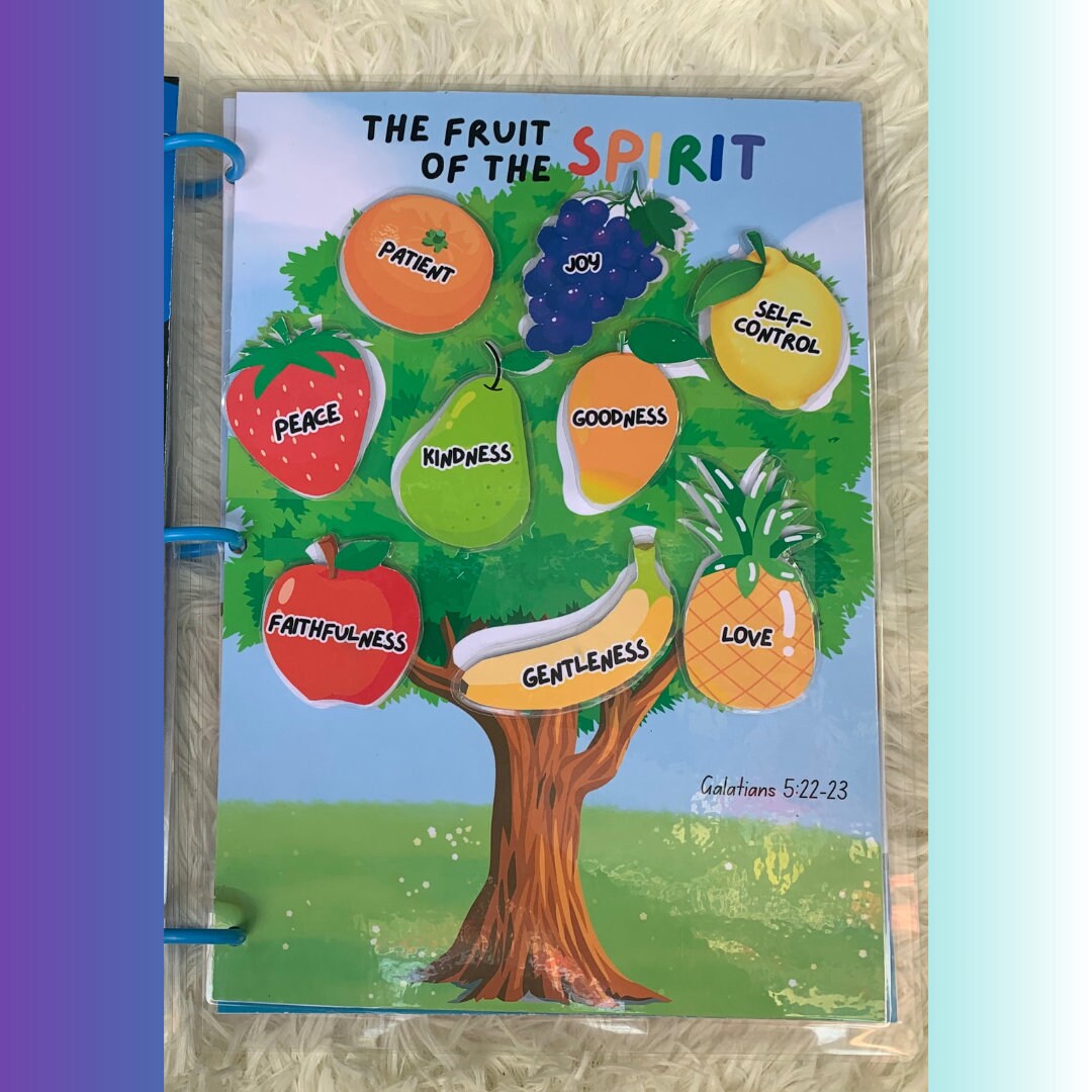 Fruit of the Spirit Game, Preschool Printable, Bible Verse, Galatians ...