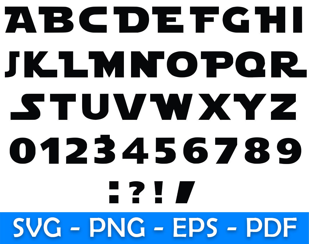 Star Wars Font SVG Star Wars Alphabet Star Wars Letters - Etsy