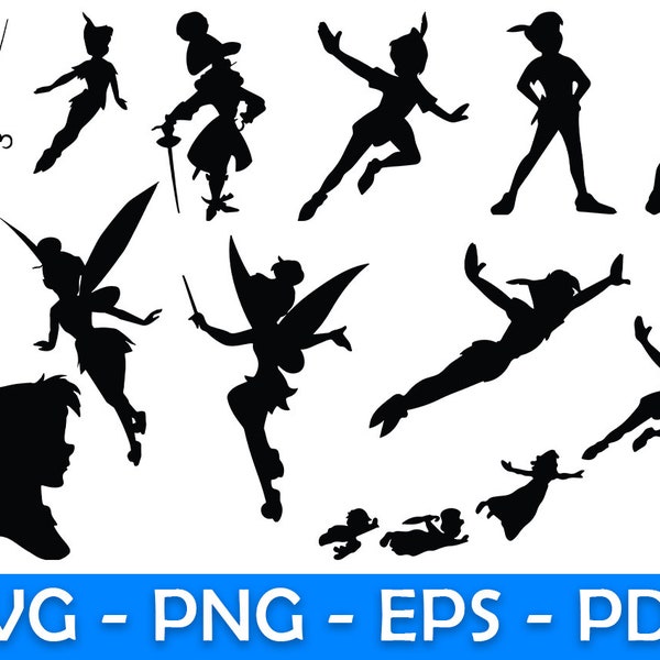 Peter Pan Wall Decal - Etsy