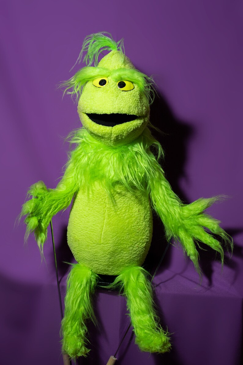 Grinch Puppet - Etsy