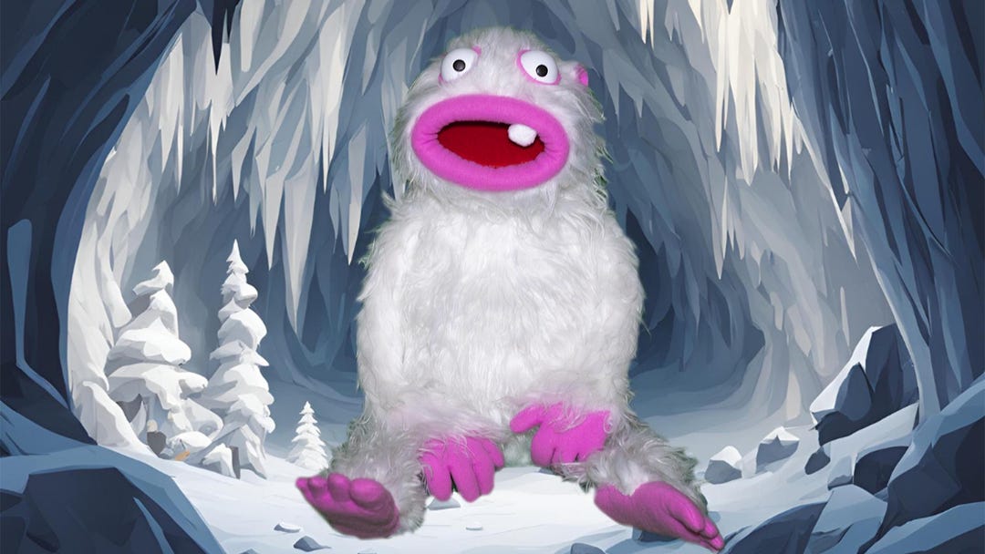 Yeti Puppet - Etsy