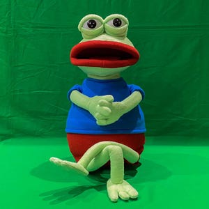 Pepe the Frog Meme Puppet - Etsy