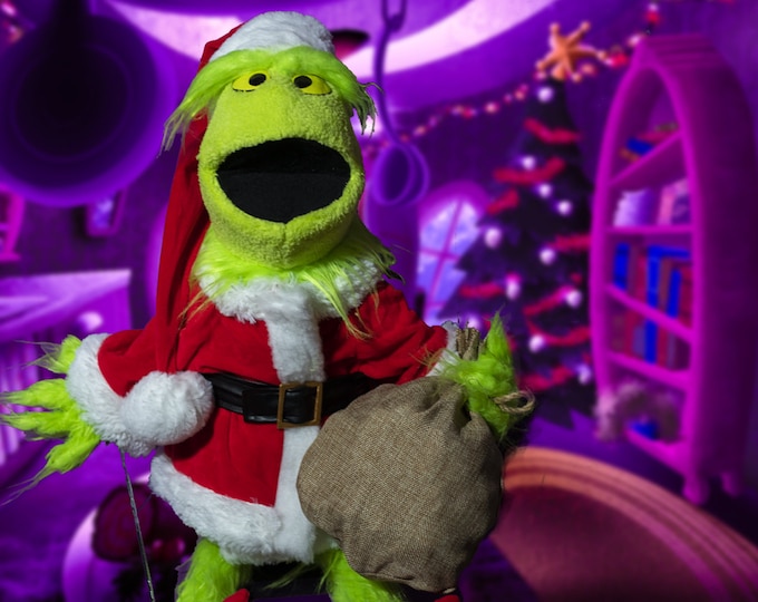 Grinch Puppet - Etsy