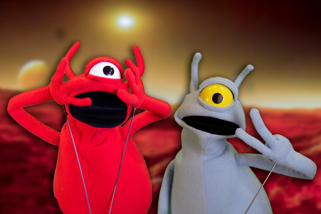 Alien Pupppet With Mechanical Eye - Etsy